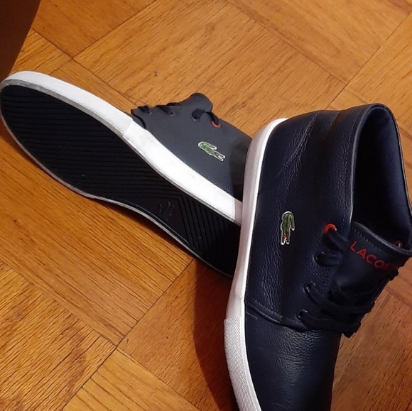Lacoste | Shoes | Lacoste Men Navy Blue Sneaker Shoes Size 85 | Poshmark